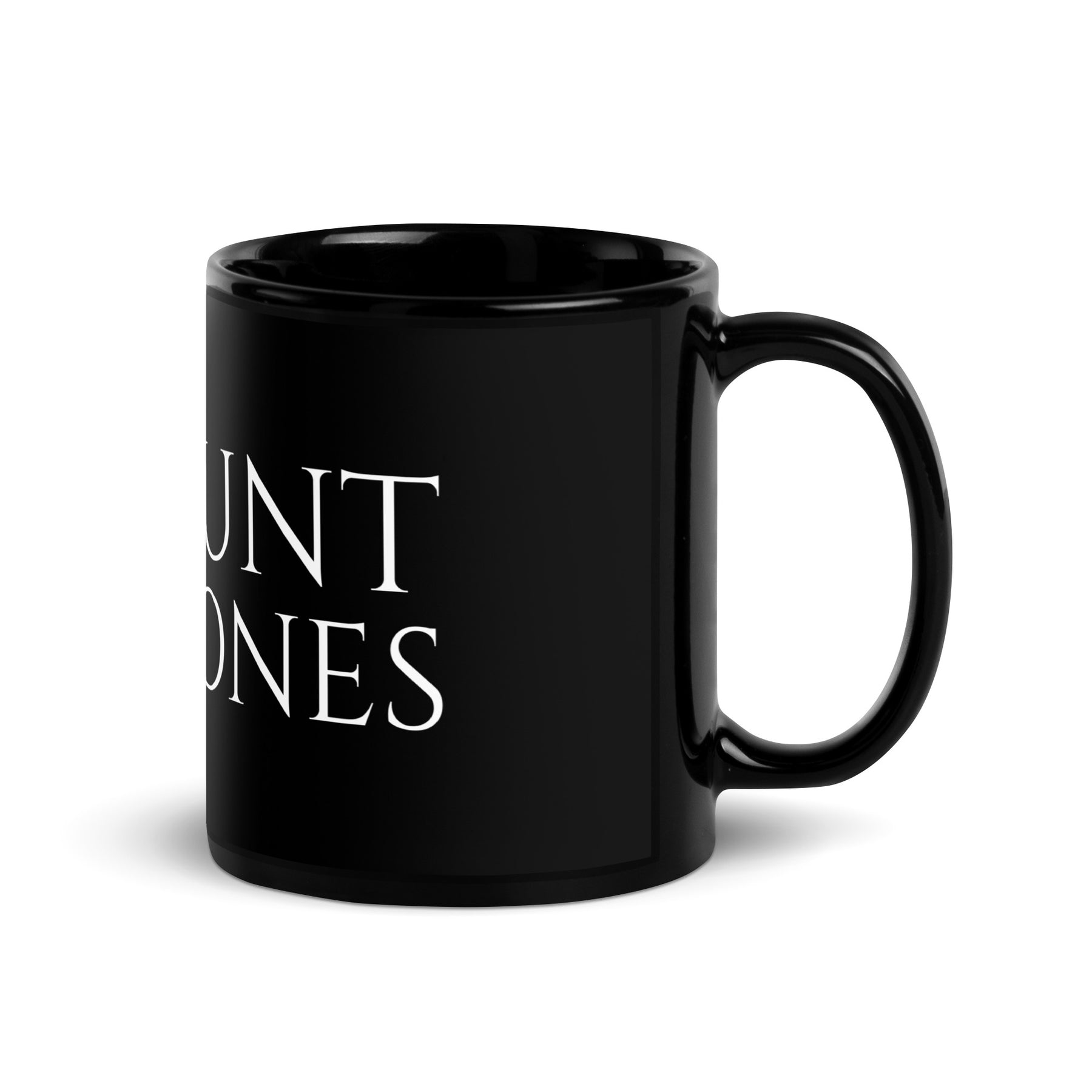 Hic Sunt Dracones - Here Be Dragons - Latin Language Black Glossy Mug