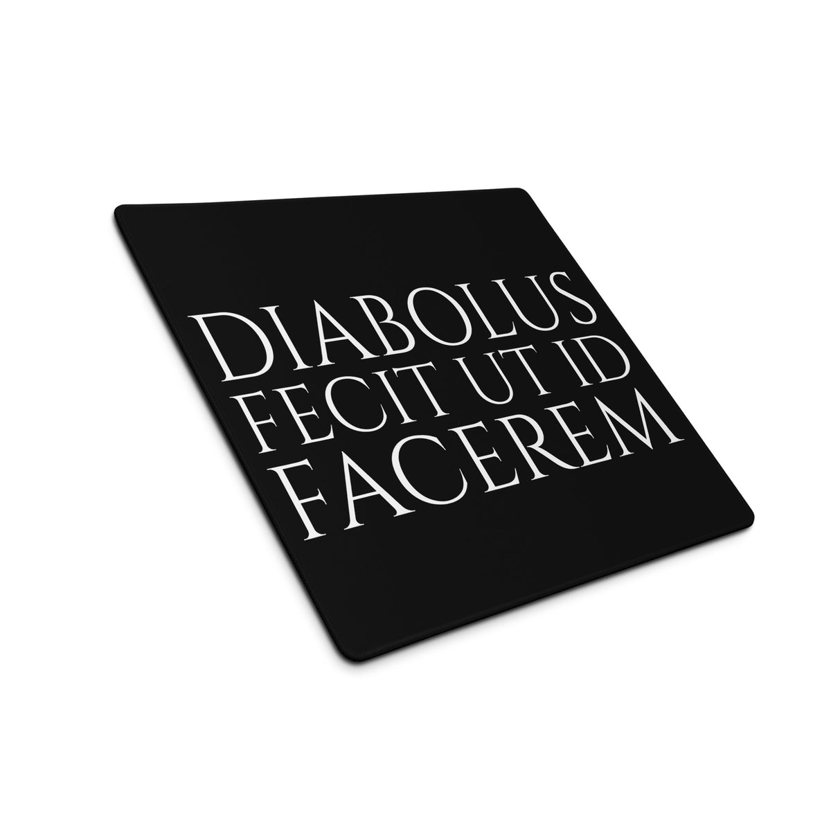 The Devil Made Me Do It - Latin Language Gaming Mouse Pad – SPQR Emporium